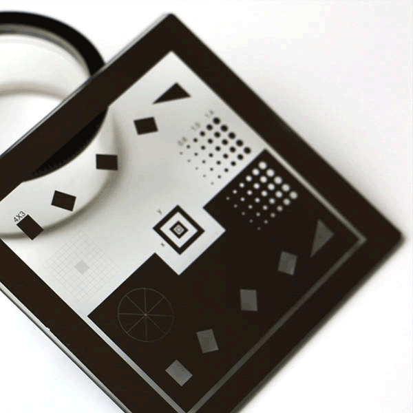 Camera 1951-USAF resolution test chart,Measuring standard glass - Optry ...