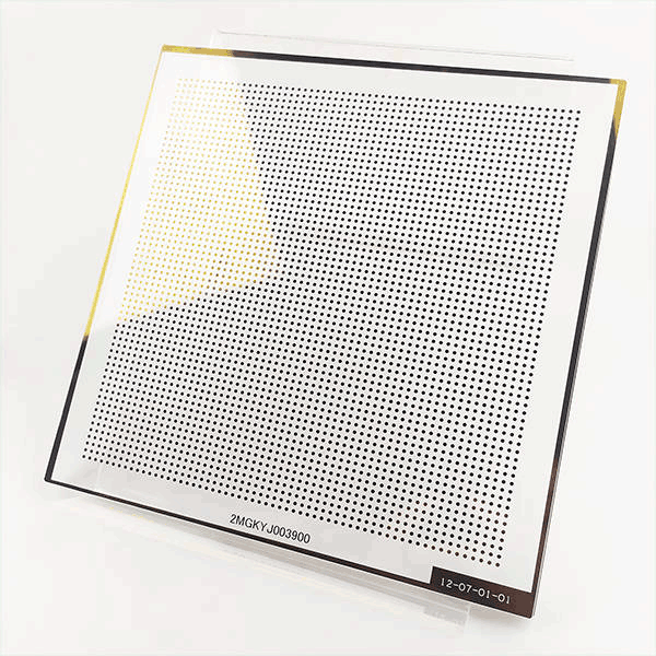Glass solid dot calibration target,Halcon zero calibration plate ...