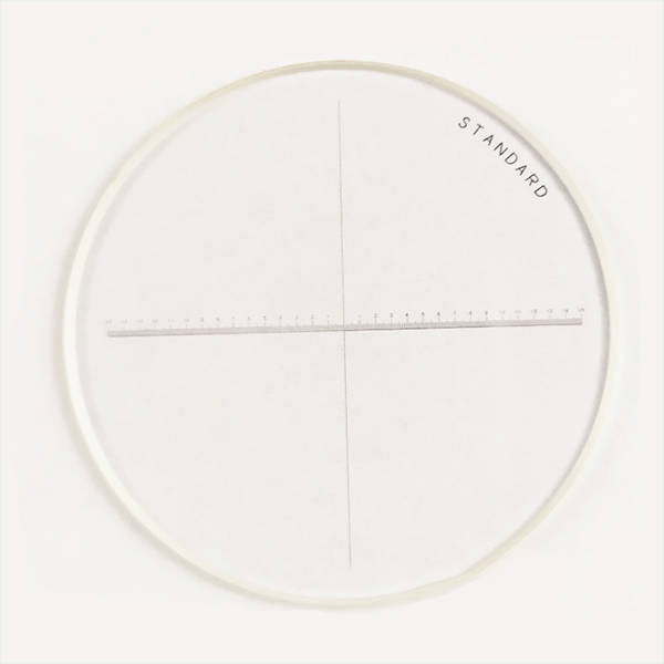 Microscope working glass scale,Optical reticle - Optry tech Co.,Ltd